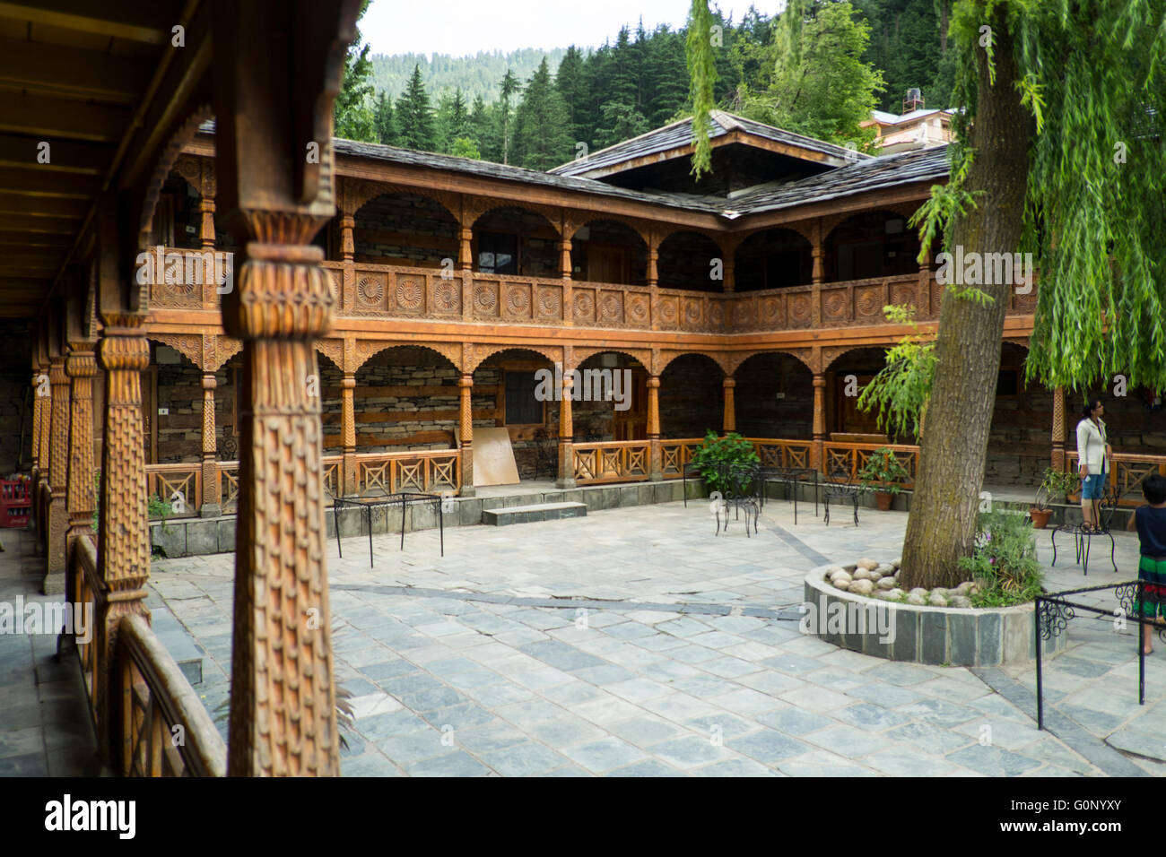 Naggar Castle in Himachal Pradesh India Stock Photo - Alamy