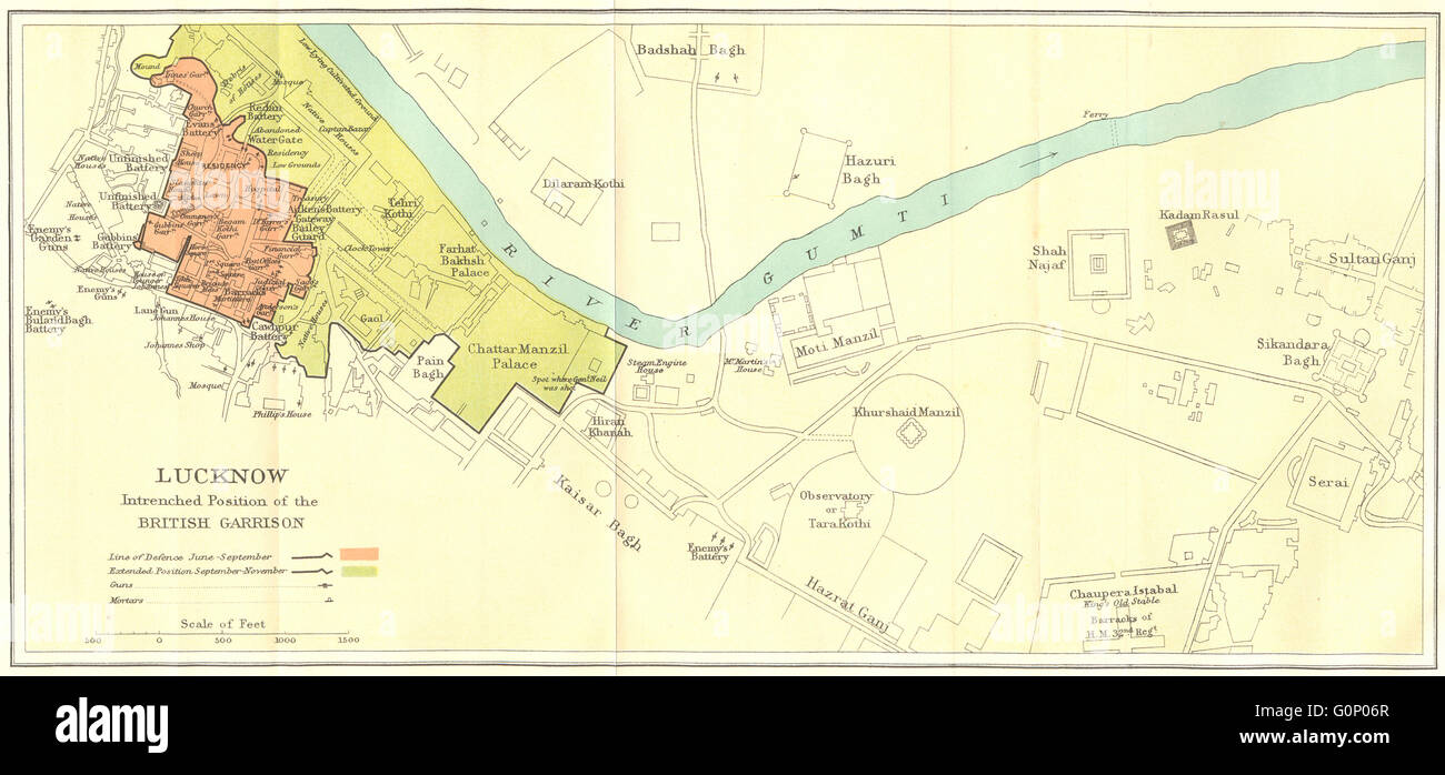 Lucknow map High Resolution Stock Photography and Images - Alamy