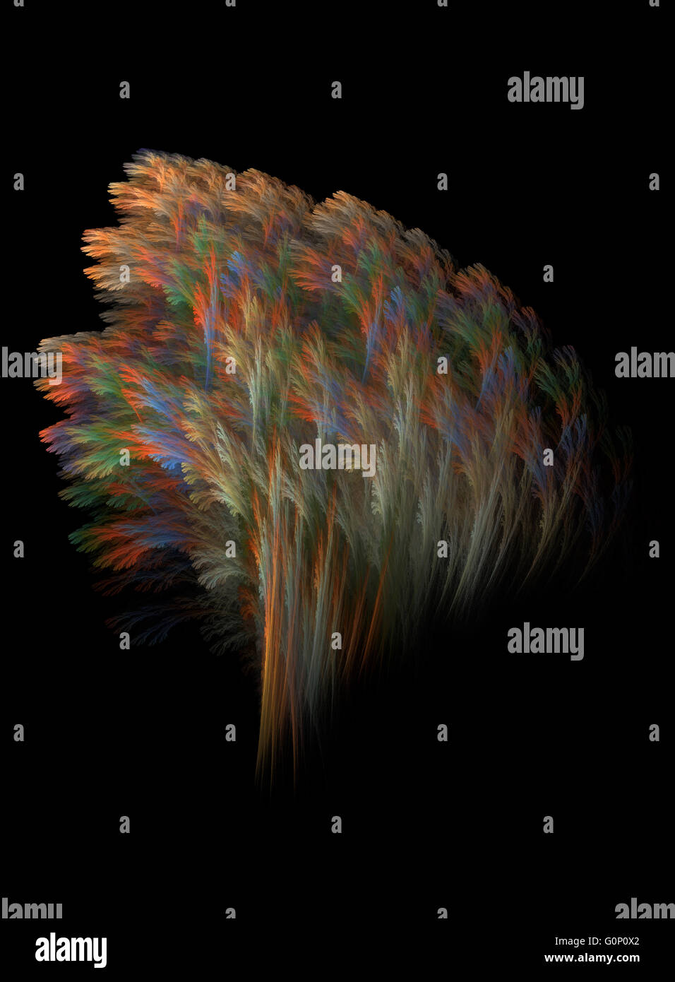 Trees Blowing In The Wind Stock Photo - Alamy