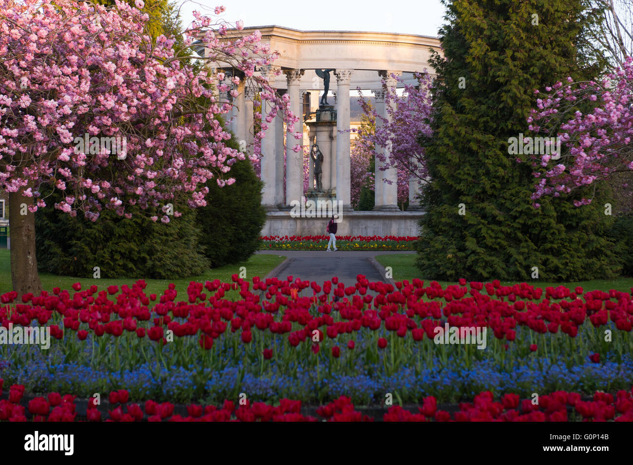The Cenotaph war memorial in Alexandra Gardens, Cathays Park, Cardiff ...