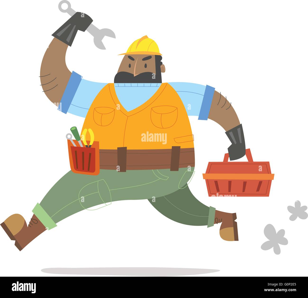 Worker Character II Stock Vector Image & Art - Alamy