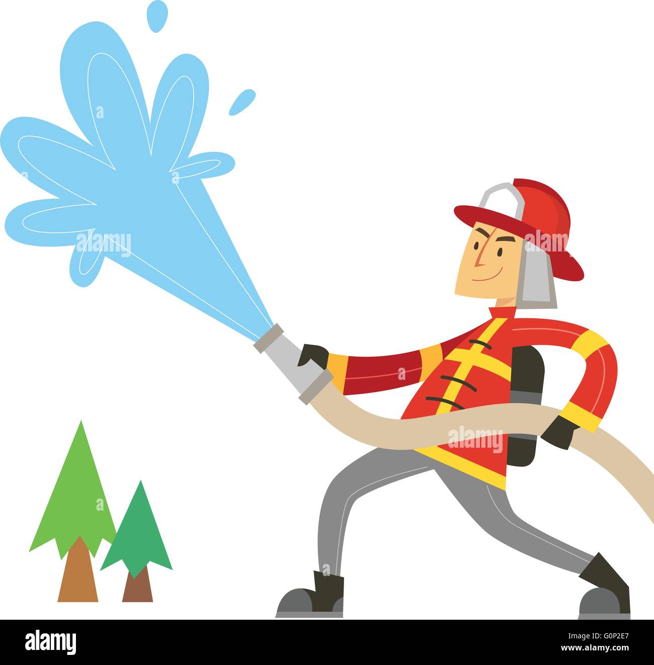 Forest worker Stock Vector Images - Alamy