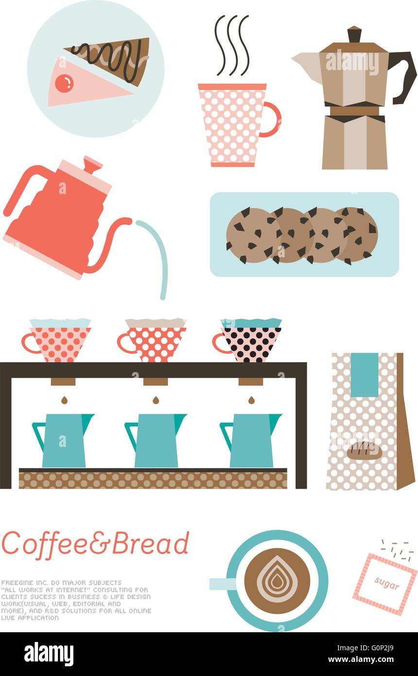 Flat object Stock Vector Images - Alamy