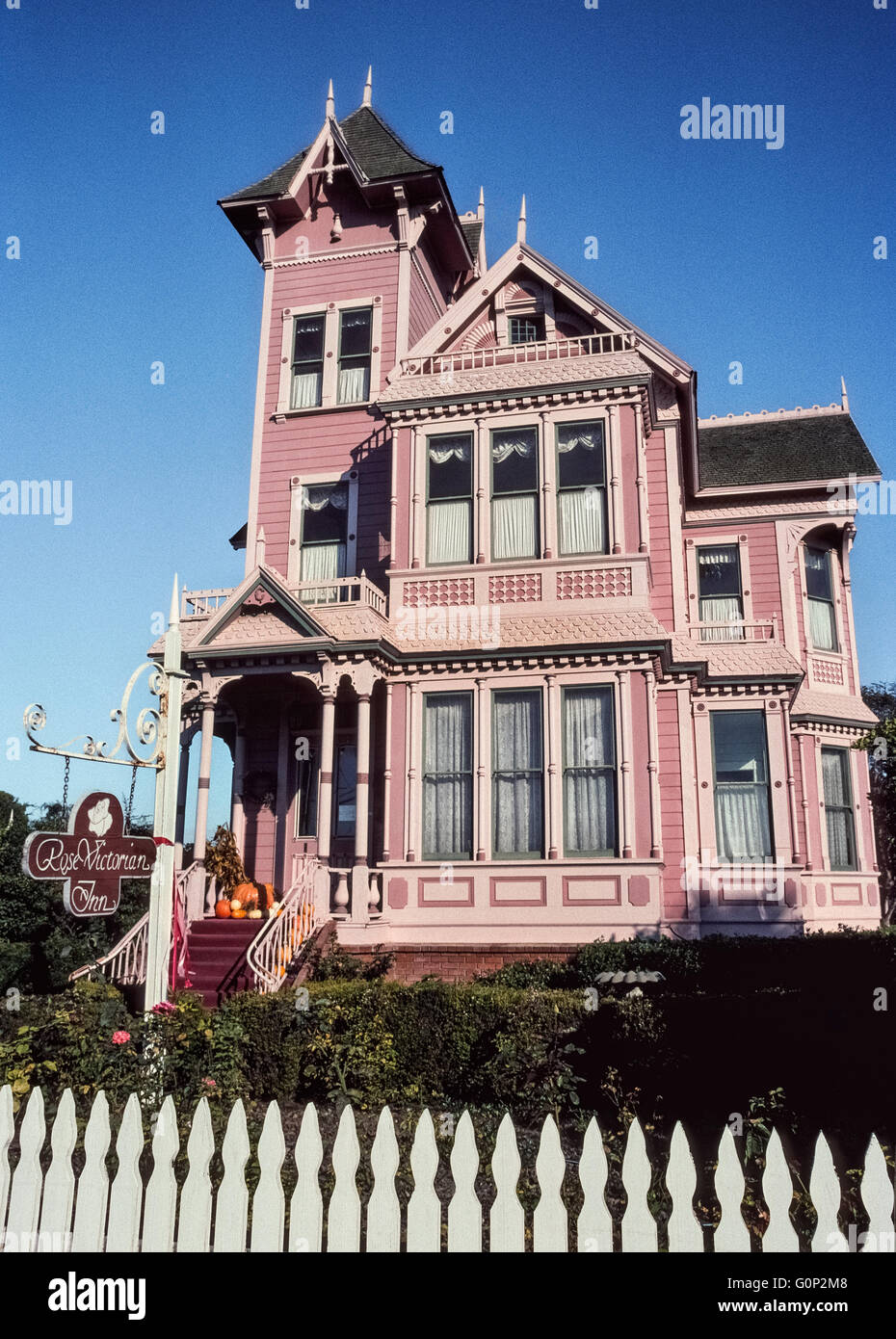 Because of its ornate pink facade and striking architectural style, the ...