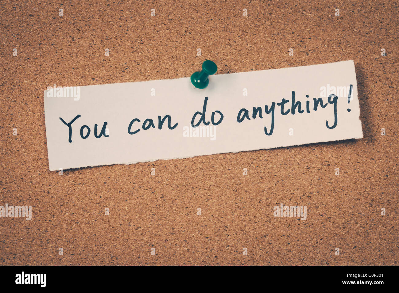 You can do anything Stock Photo - Alamy