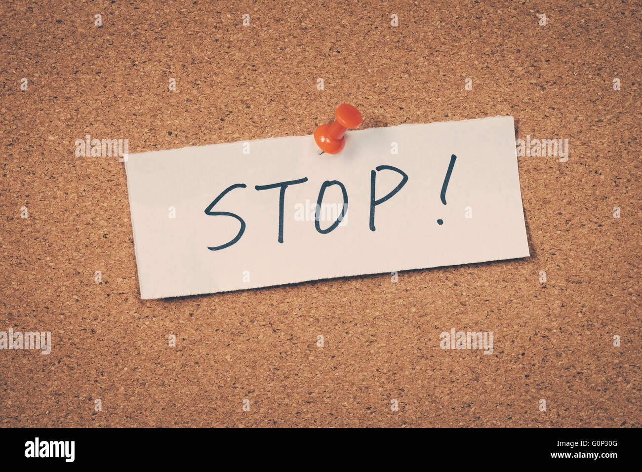 Stop notice board hi-res stock photography and images - Alamy