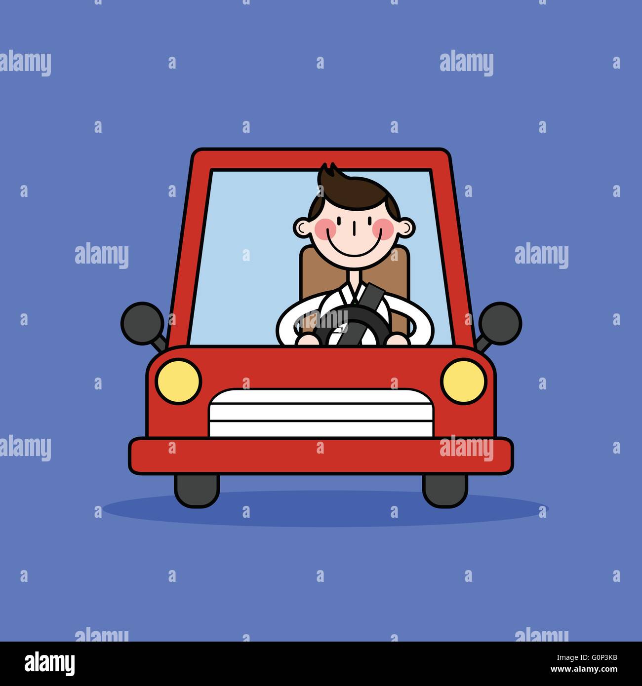 Driving Stock Vector Images - Alamy