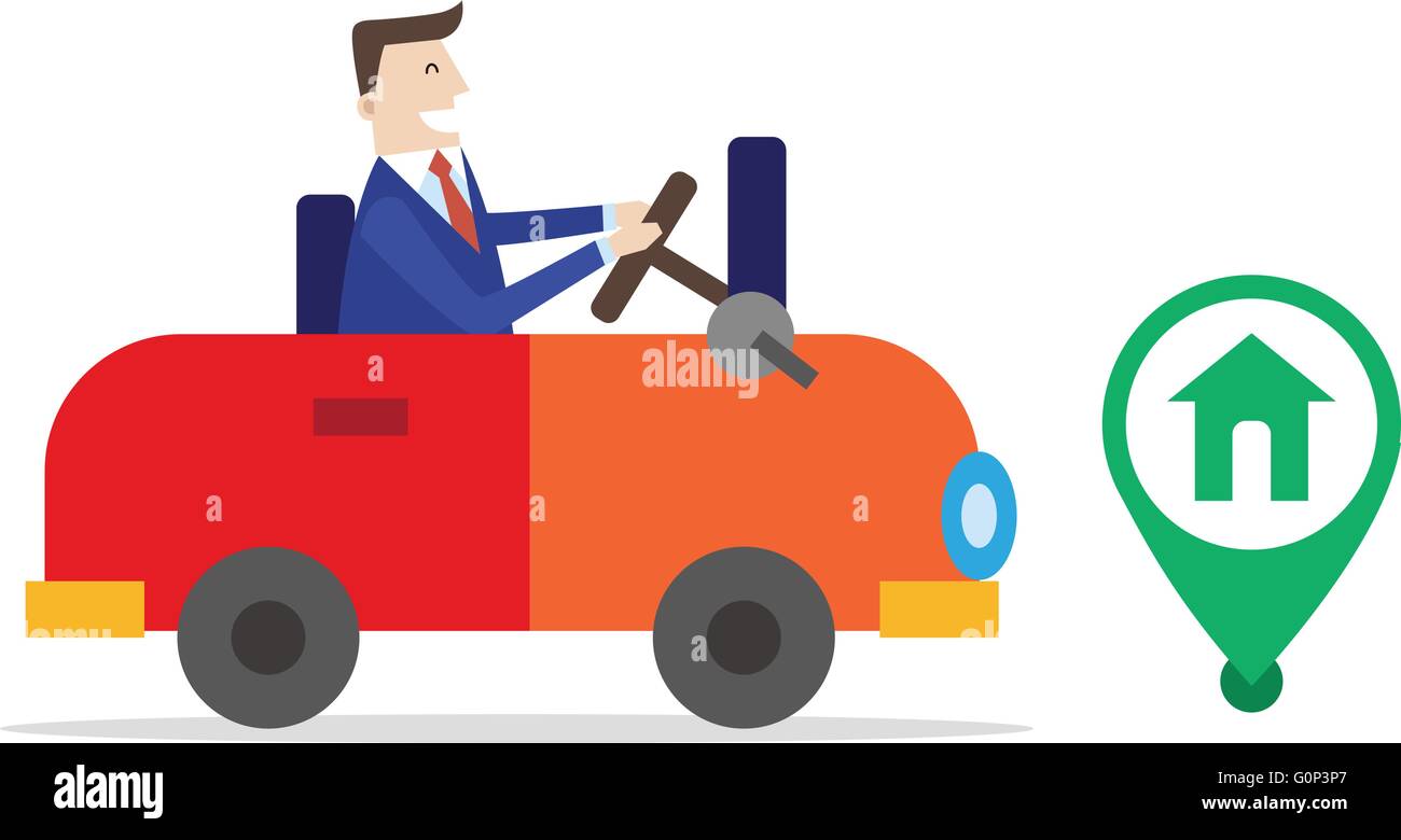 Car action Stock Vector Images - Alamy