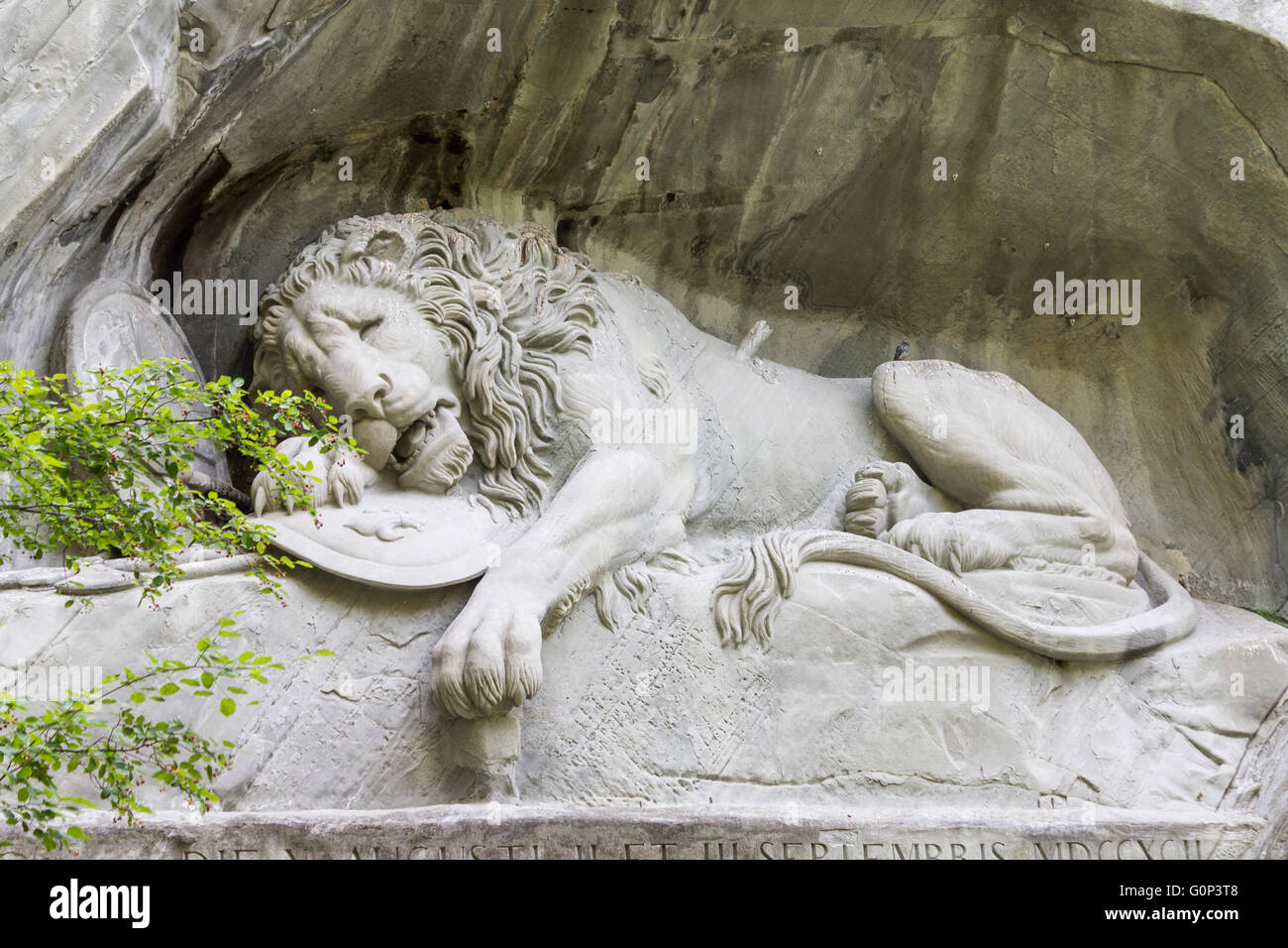 Lion Monument Lucerne Switzerland Stock Photo - Alamy