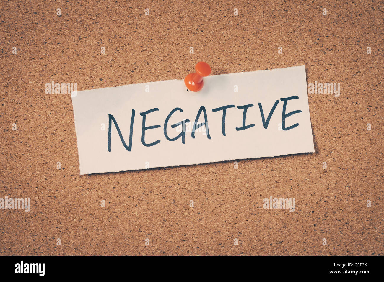 Negative word hi-res stock photography and images - Alamy