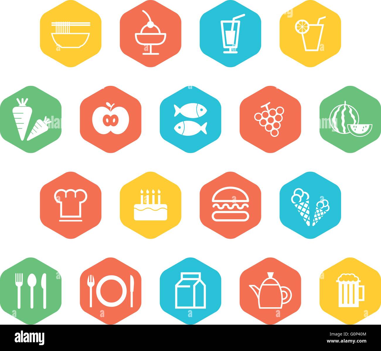 Picto food hi-res stock photography and images - Alamy