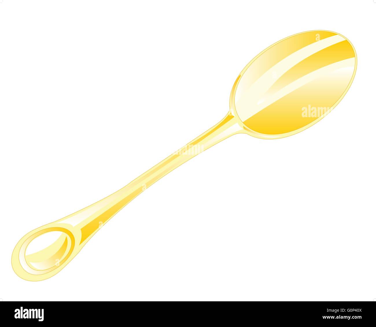 Silverware spoon Stock Vector Images - Alamy