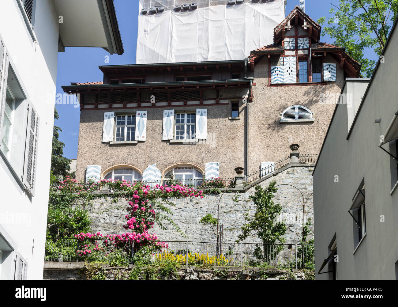 Historical building in lucerne hi-res stock photography and images - Alamy
