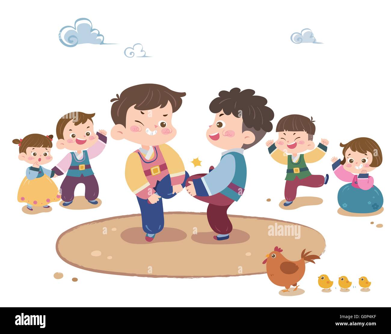 Traditional korean game Stock Vector Images - Alamy