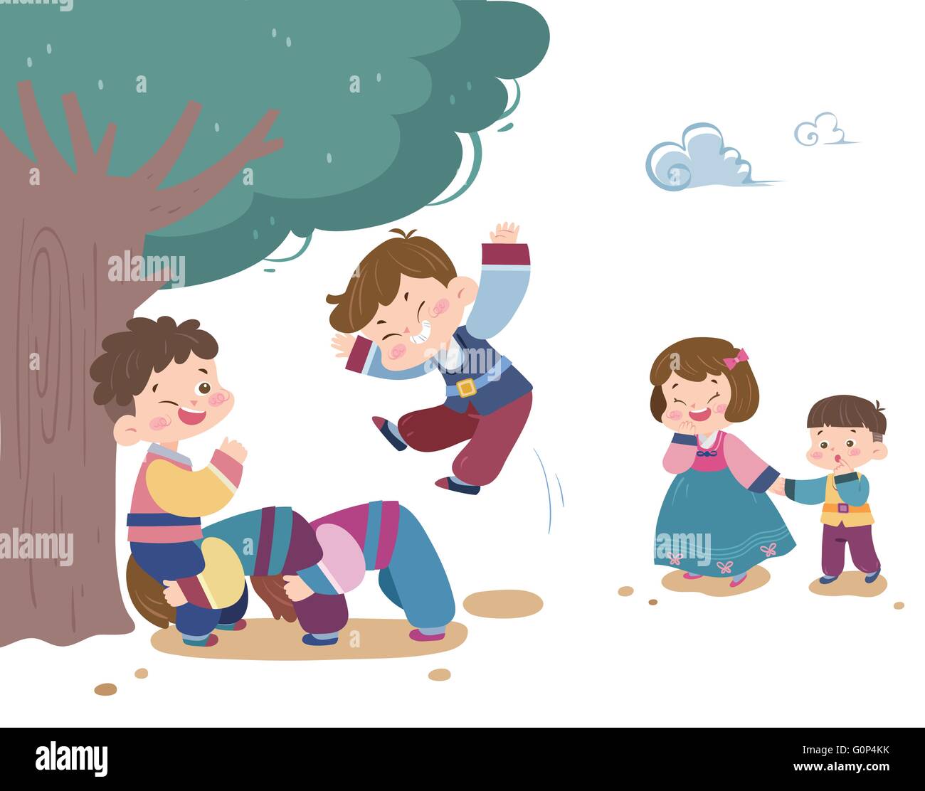 Traditional korean game Stock Vector Images - Alamy