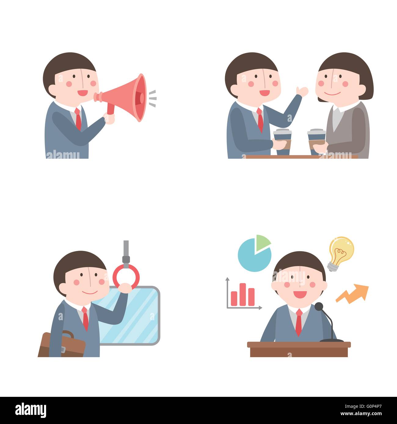 Notification human Stock Vector Images - Alamy