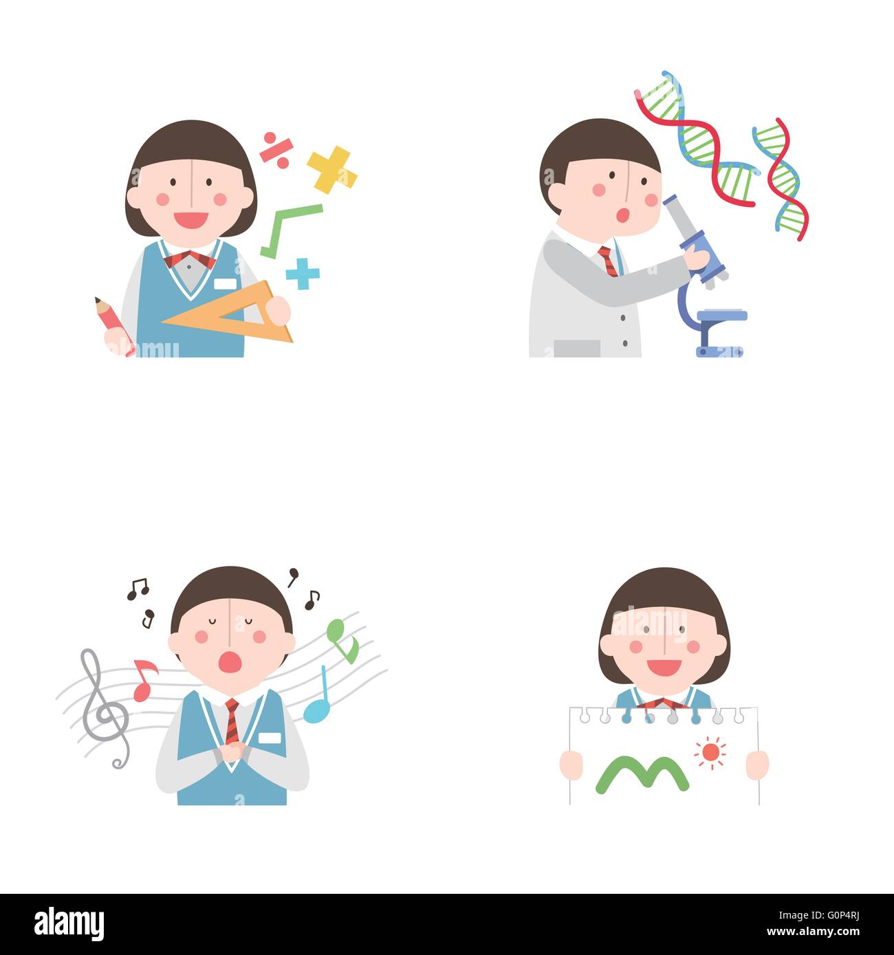 Human experiment Stock Vector Images - Alamy