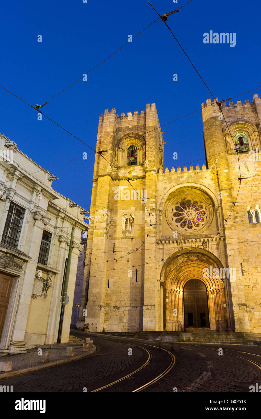 Lisbon Cathedral in Portugal Stock Photo - Alamy