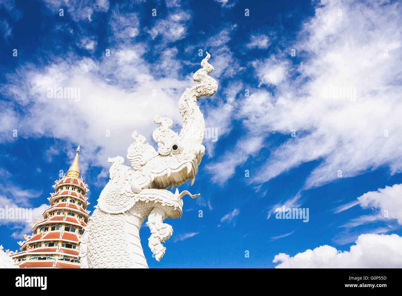 Naga Head Statue Stock Photo - Alamy
