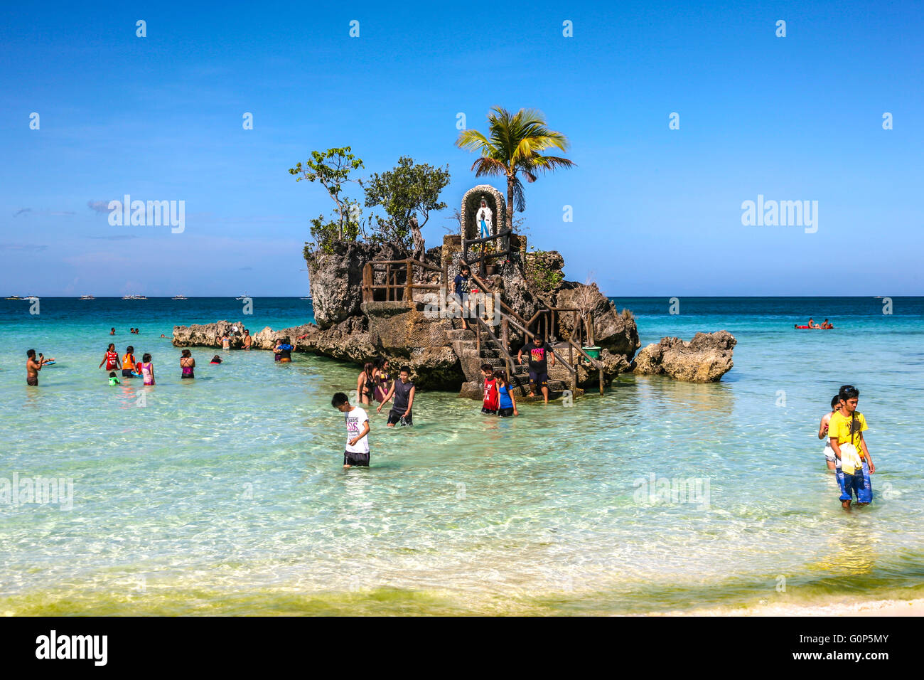 Philippines Boracay White Beach Stock Photo - Alamy