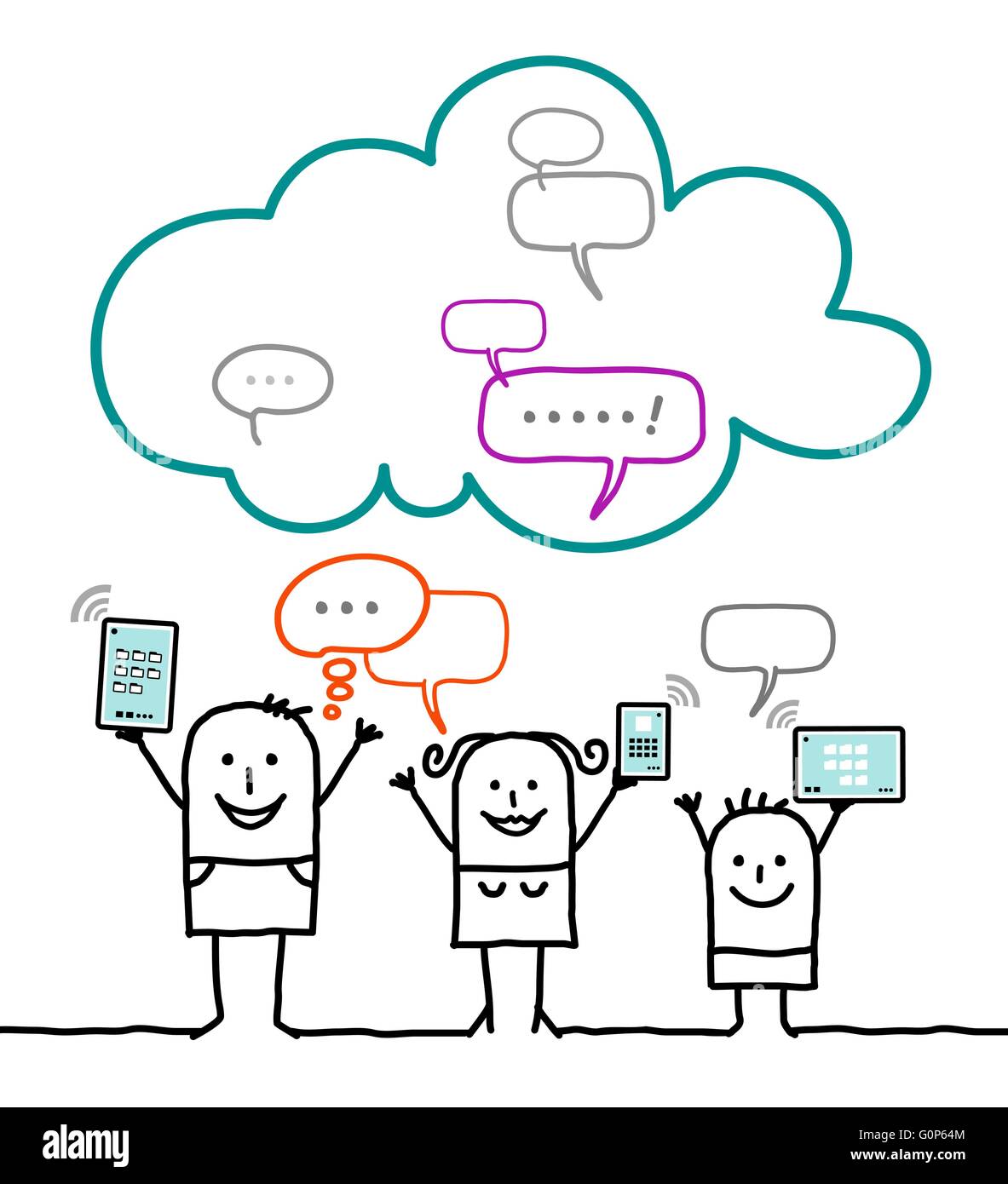 Children messages Stock Vector Images - Alamy