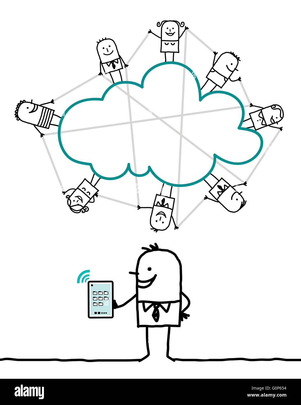 Connected humor Cut Out Stock Images & Pictures - Alamy