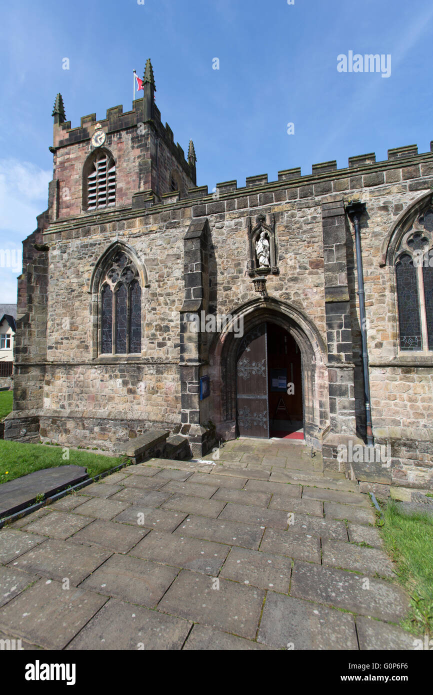 City of Bangor, Wales. Picturesque view of the south elevation of the ...