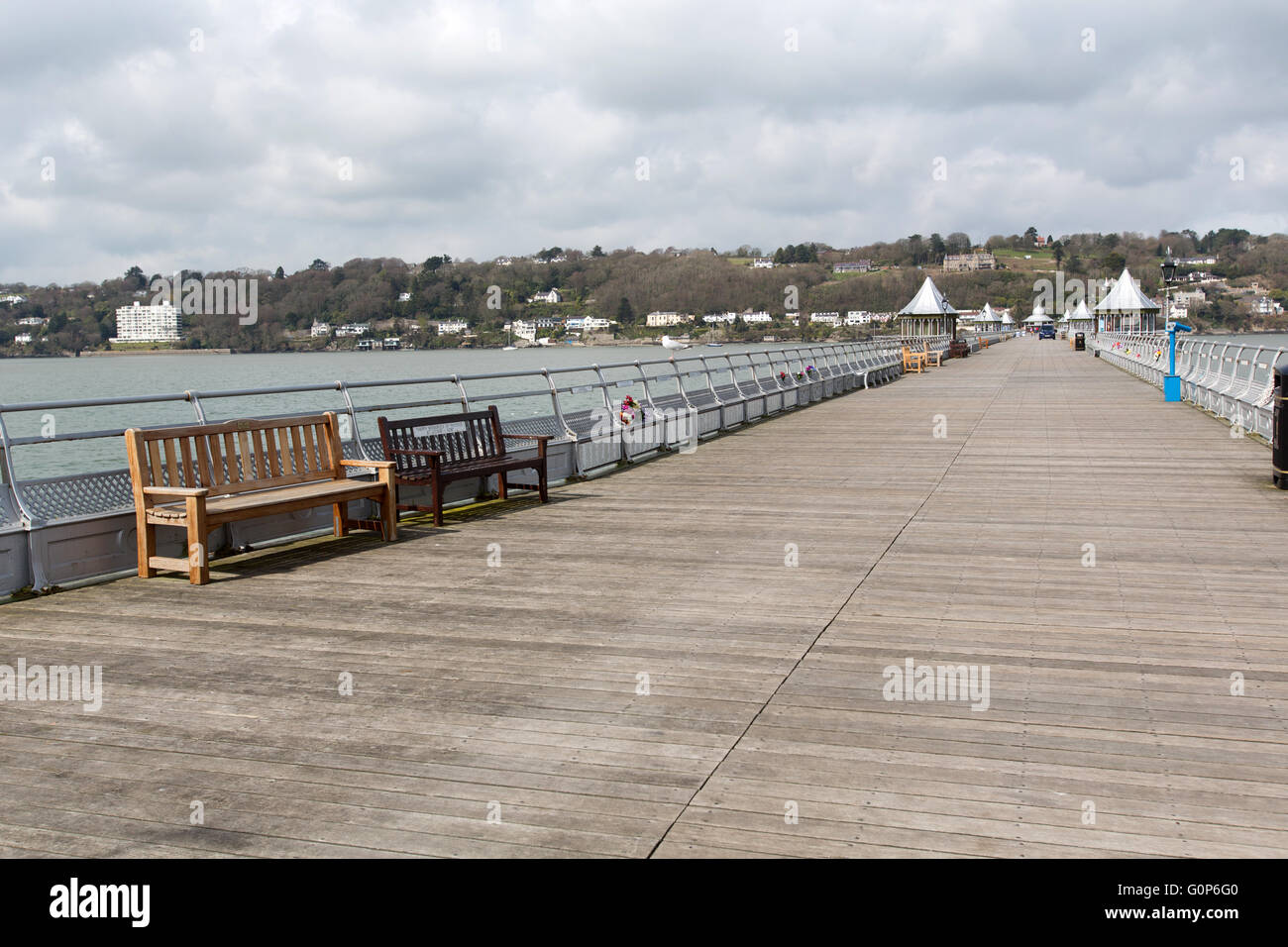 Quiet garth pier gwynedd north hi-res stock photography and images - Alamy