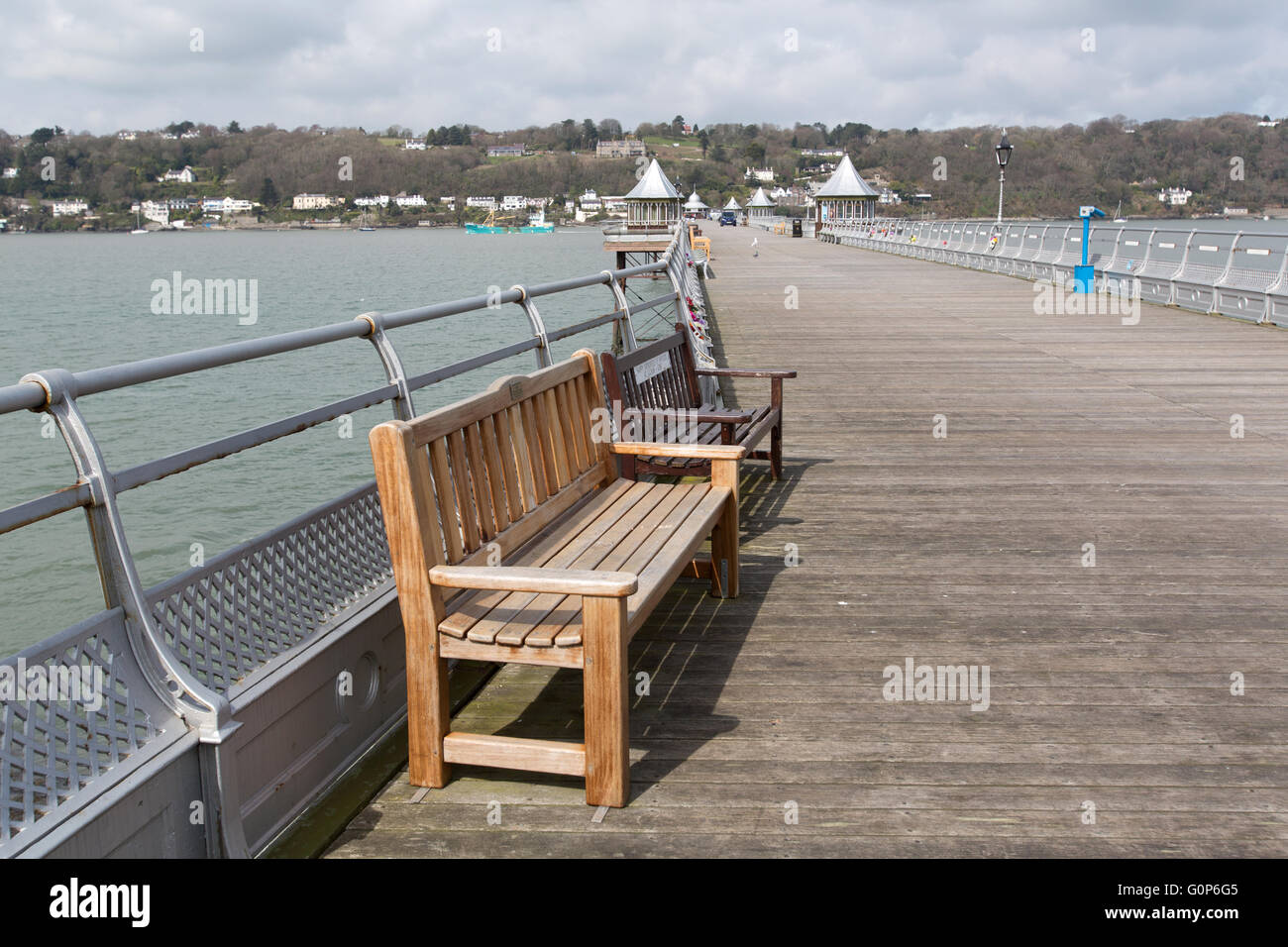 Quiet garth pier gwynedd north hi-res stock photography and images - Alamy