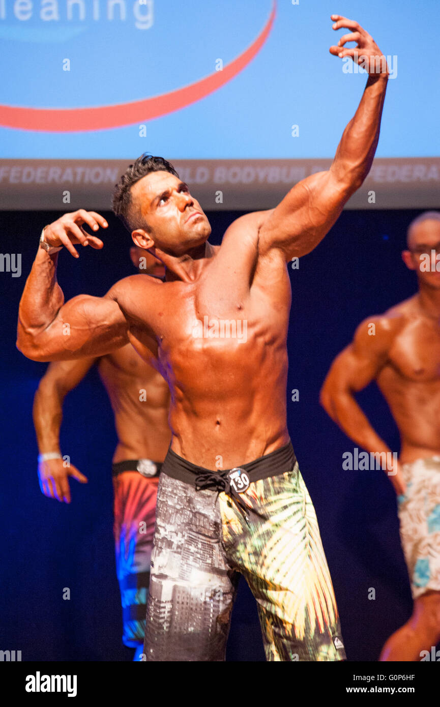 Male model swim trunk hi-res stock photography and images - Alamy