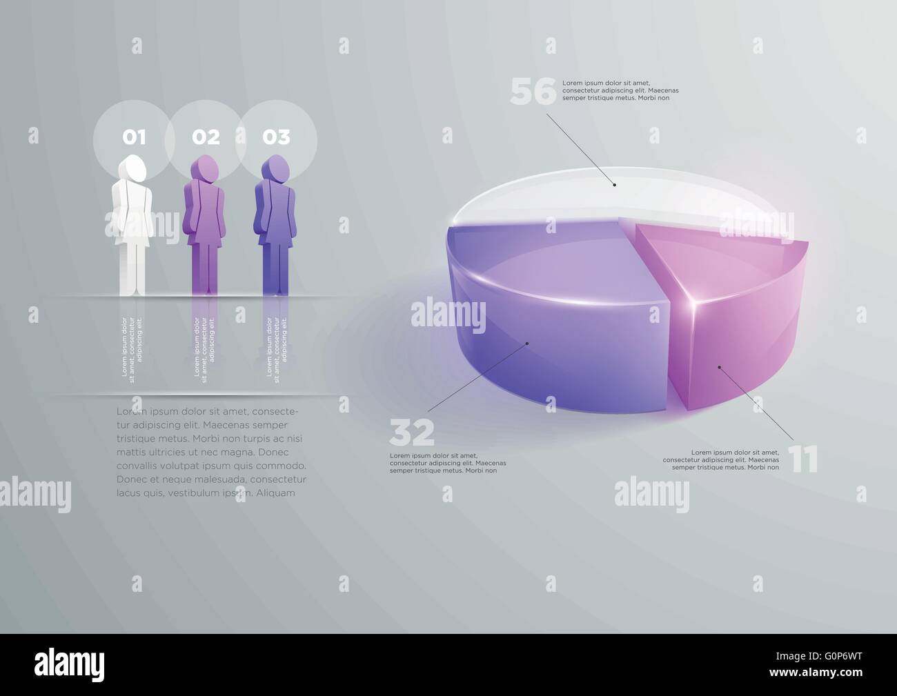 Vector pie chart infographic design template Stock Vector Image & Art ...