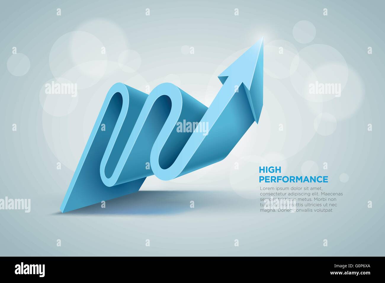 Increase graph arrow Stock Vector Images - Alamy