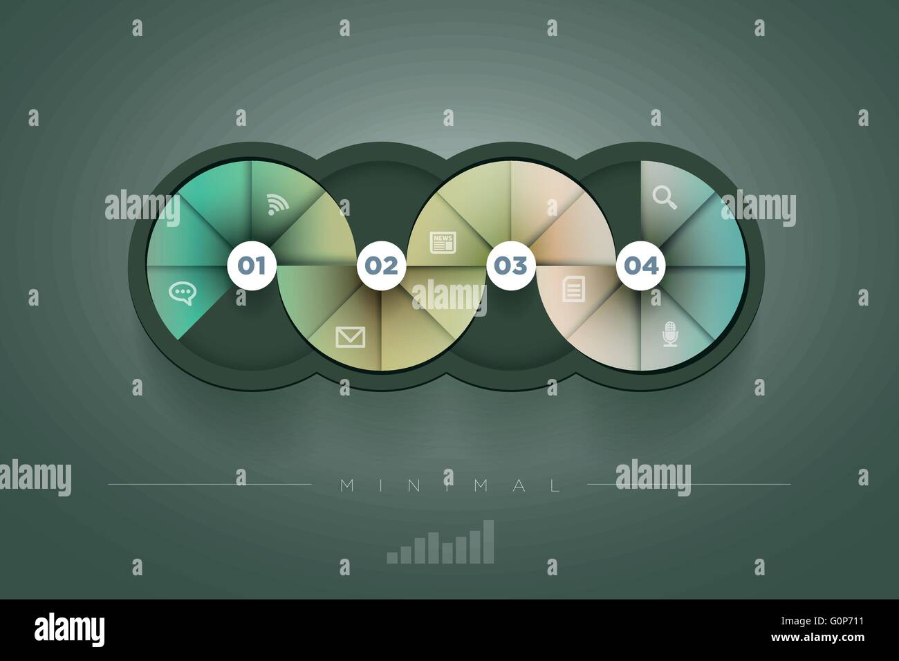 Vector abstract infographic design template. lights, shadows, color shapes etc. layered ...