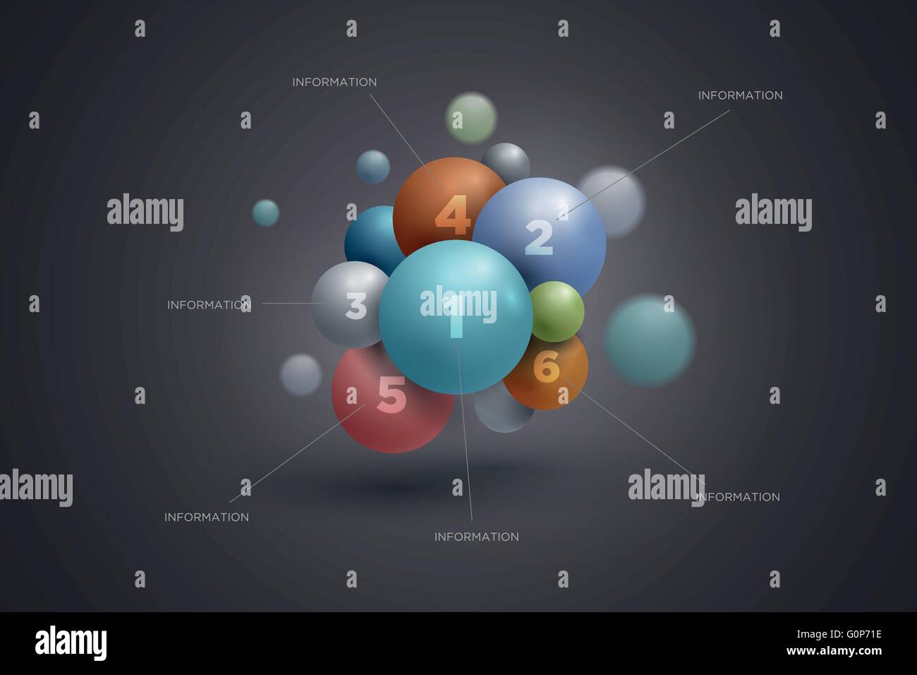 Vector abstract sphere infographics design template Stock Vector Image ...