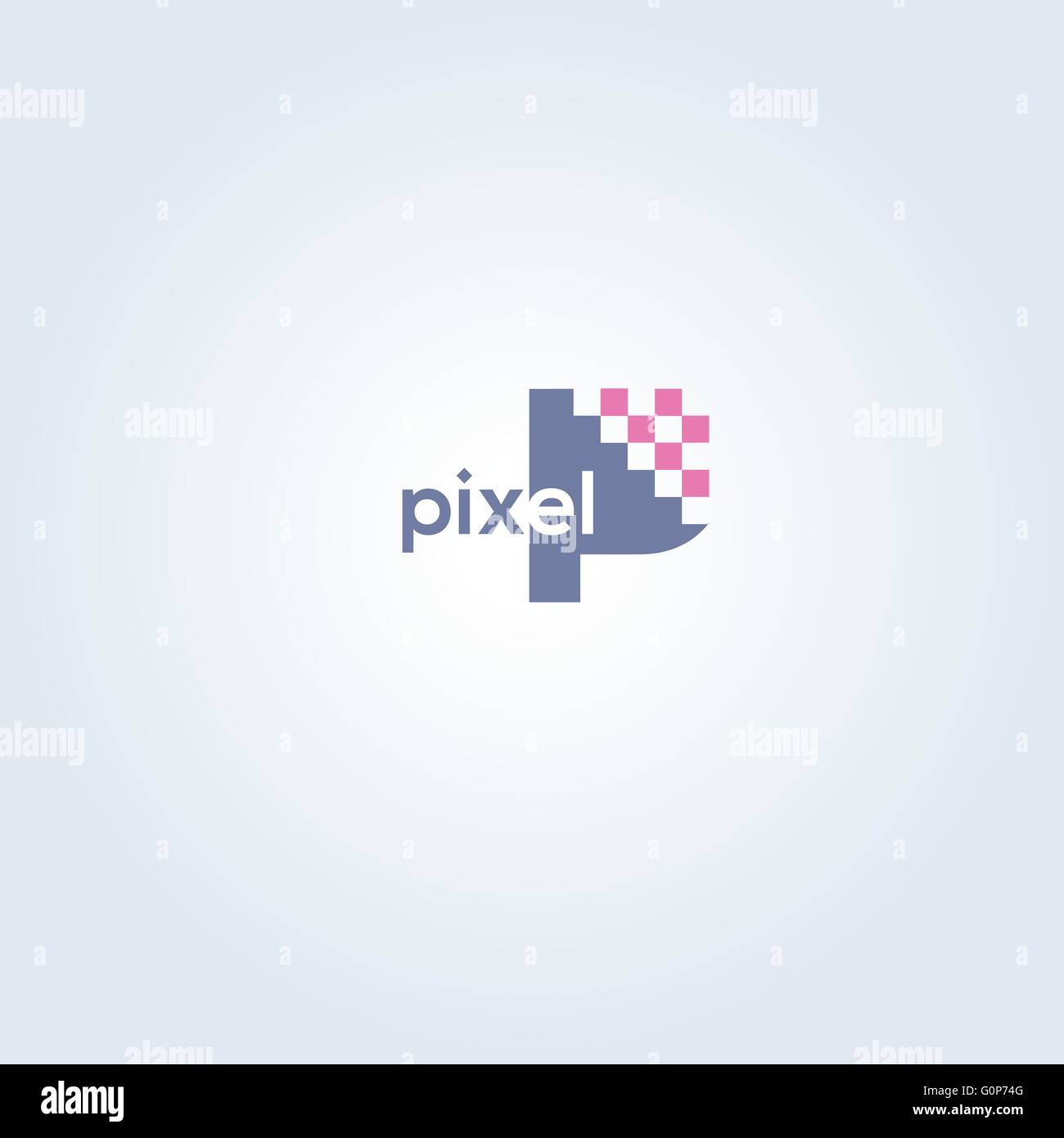 P pixel logo hi-res stock photography and images - Alamy