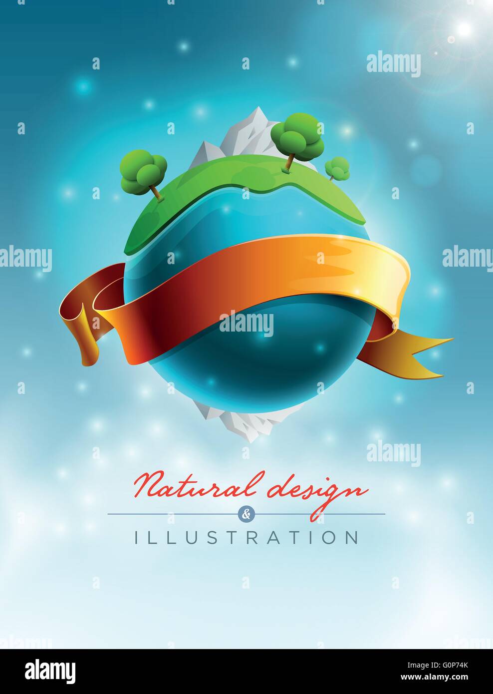 Green mountain vector vectors hi-res stock photography and images - Alamy