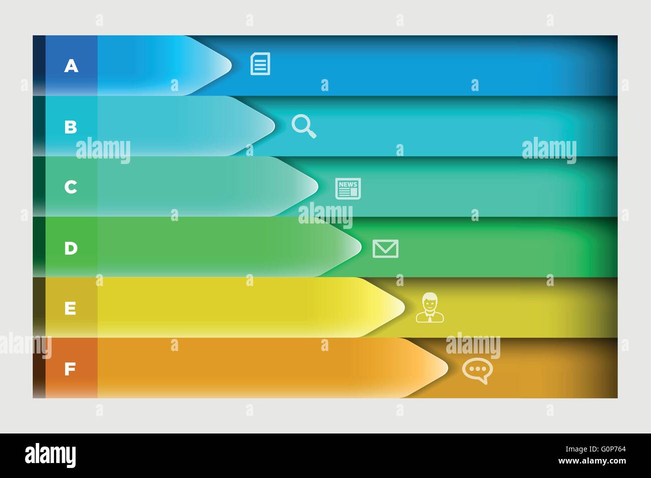 Vector colorful graph. Infographic chart design template Stock Vector ...