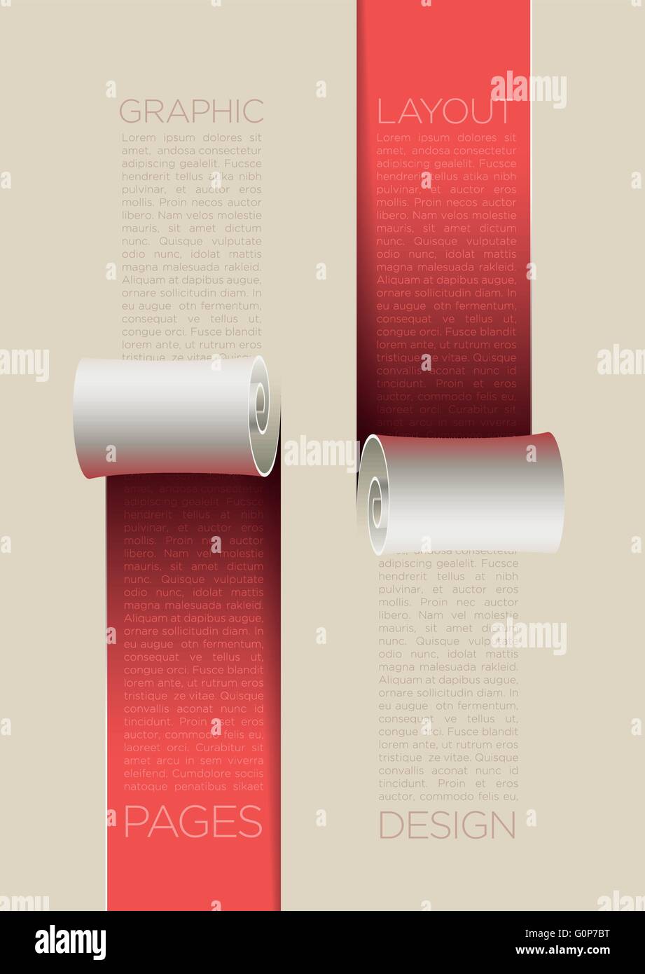 Booklet layout design Stock Vector Images - Alamy