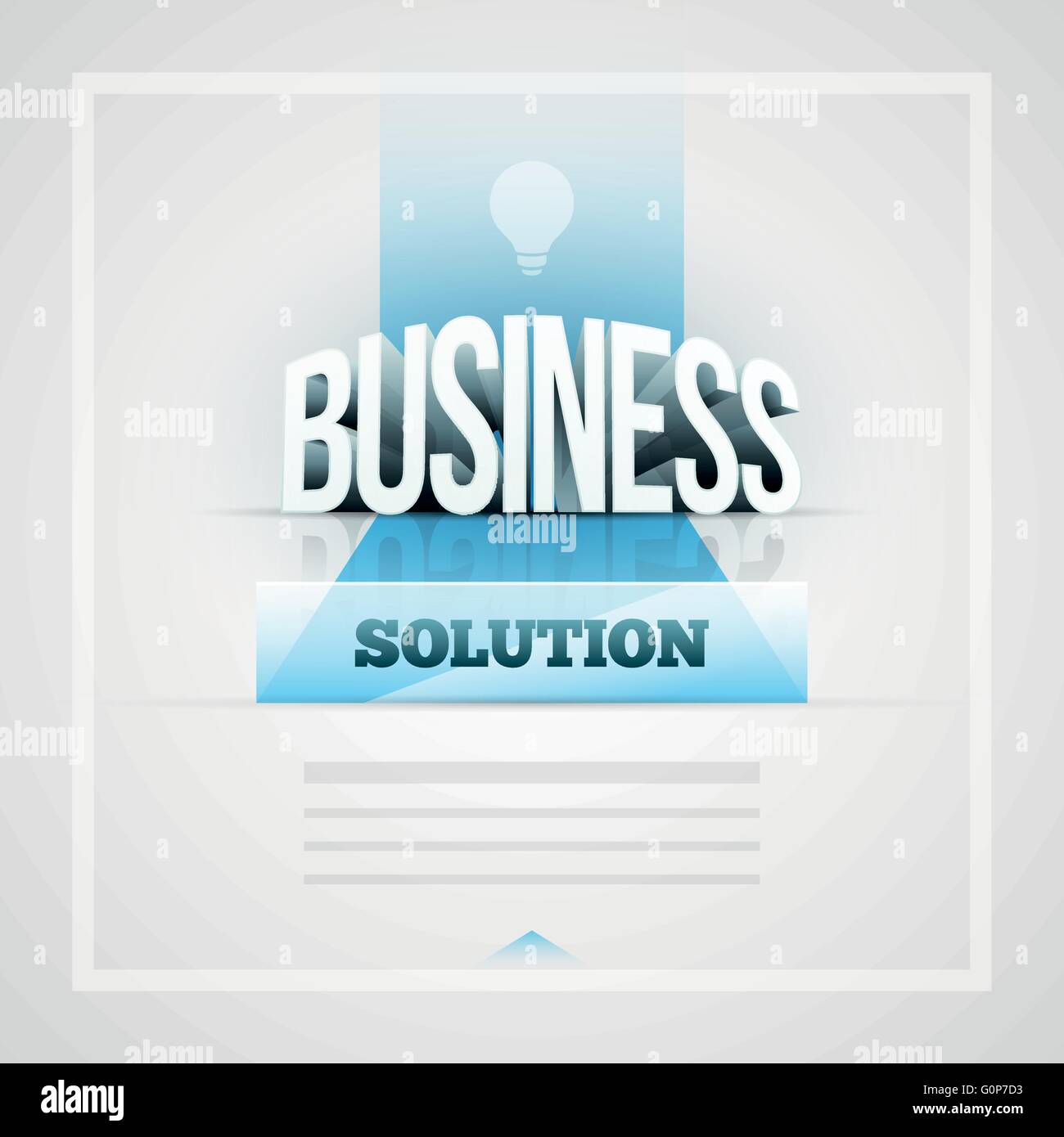 Vector 3d Business text and presentation design layout Stock Vector ...