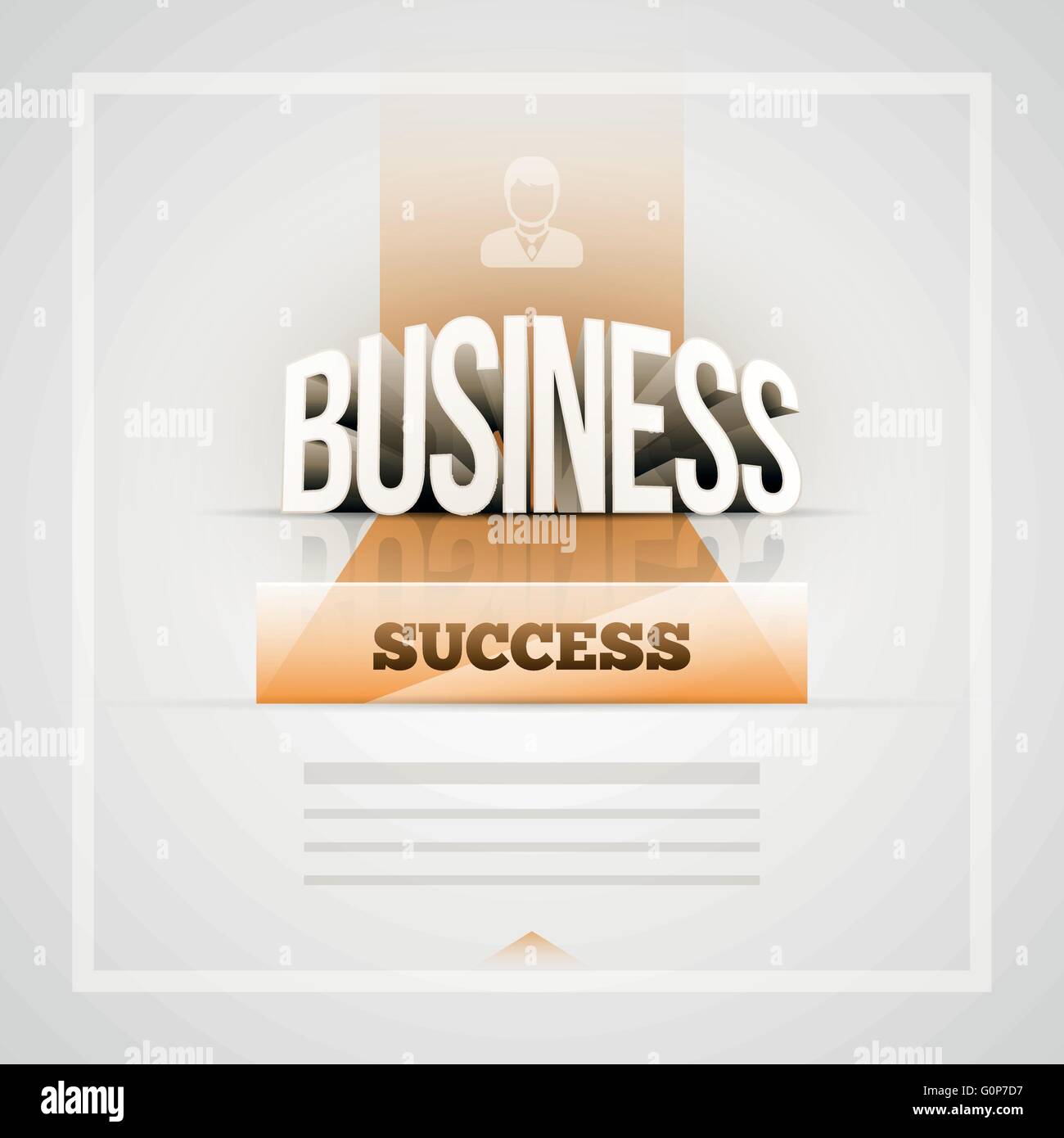 Vector 3d Business text and presentation design layout Stock Vector ...