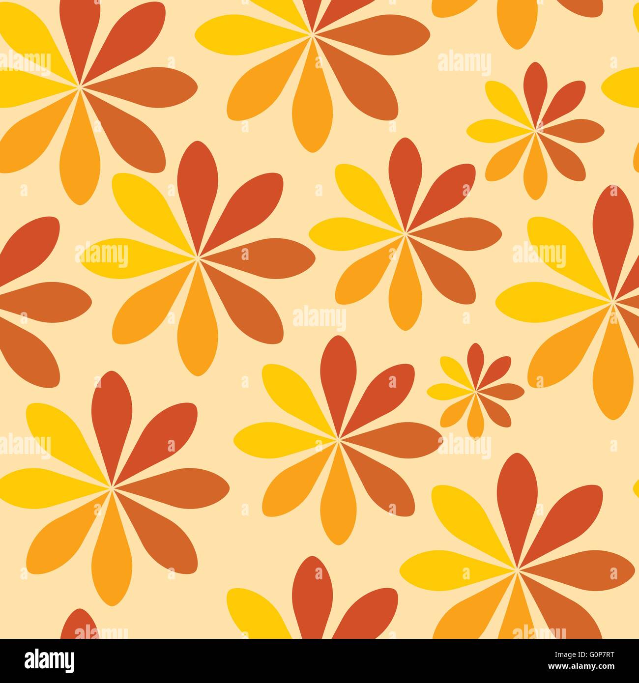 Orange floral background Stock Vector Image & Art - Alamy