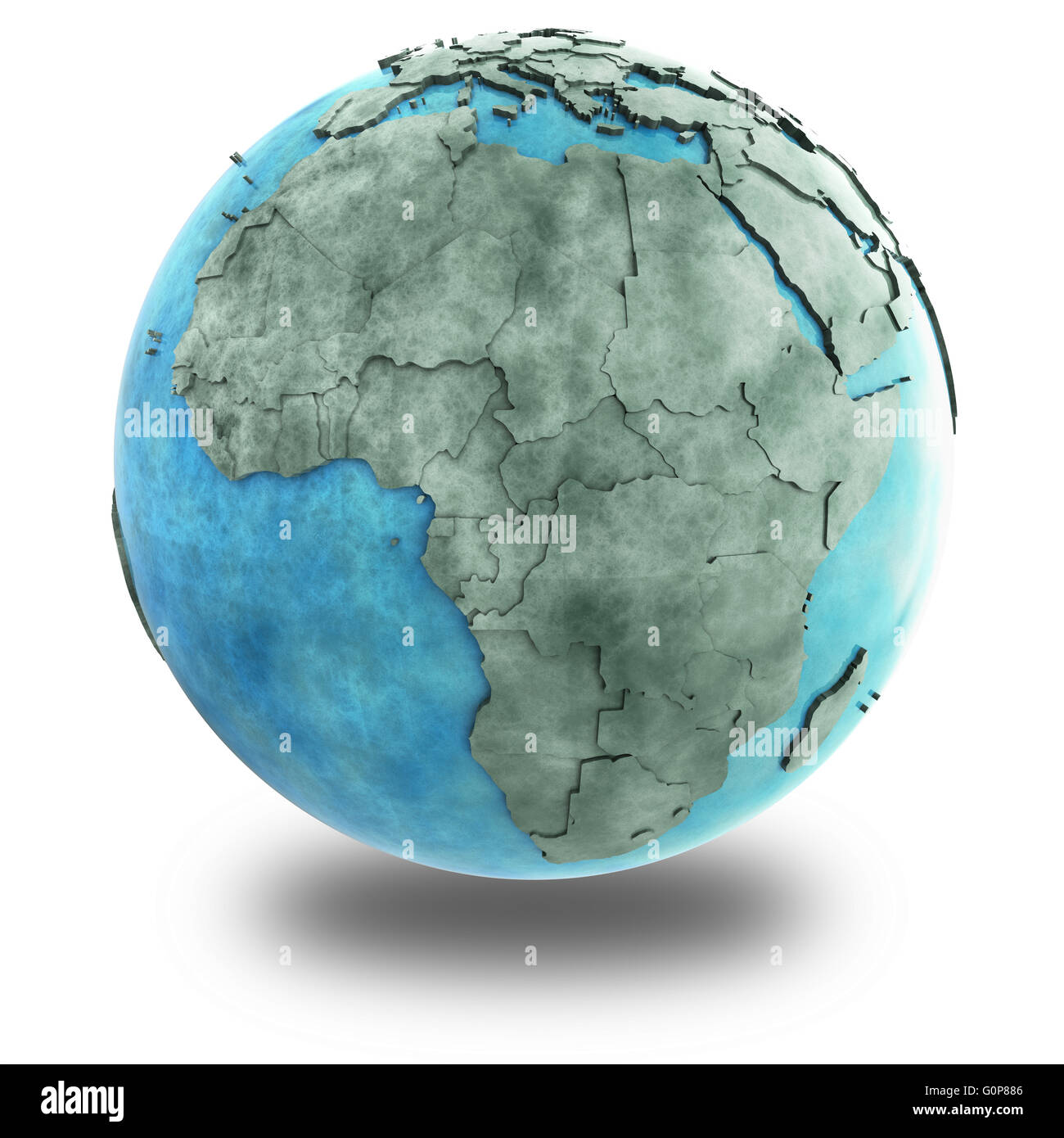 Blue marble earth africa hi-res stock photography and images - Alamy
