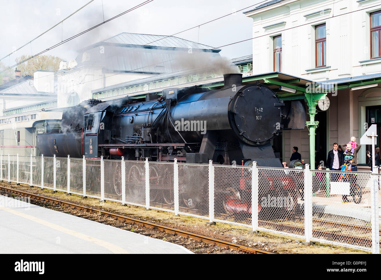 Polish steam train hi-res stock photography and images - Alamy