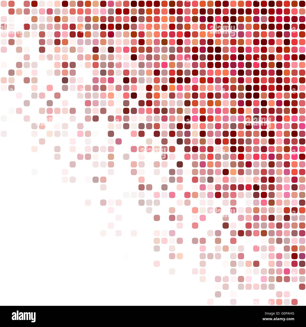 Red and white square mosaic background design Stock Vector Image & Art ...