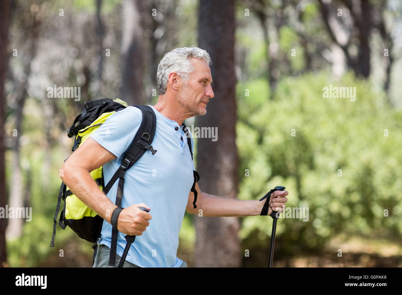 Man walking profile hi-res stock photography and images - Alamy