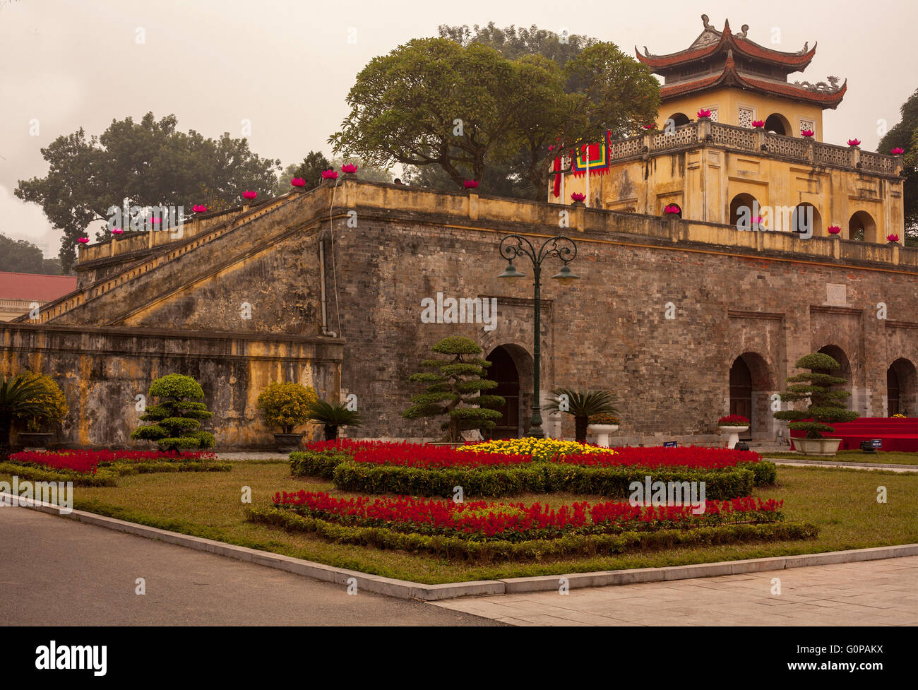 Imperial Citadel of Thang Long Hanoi Vietnam Stock Photo - Alamy