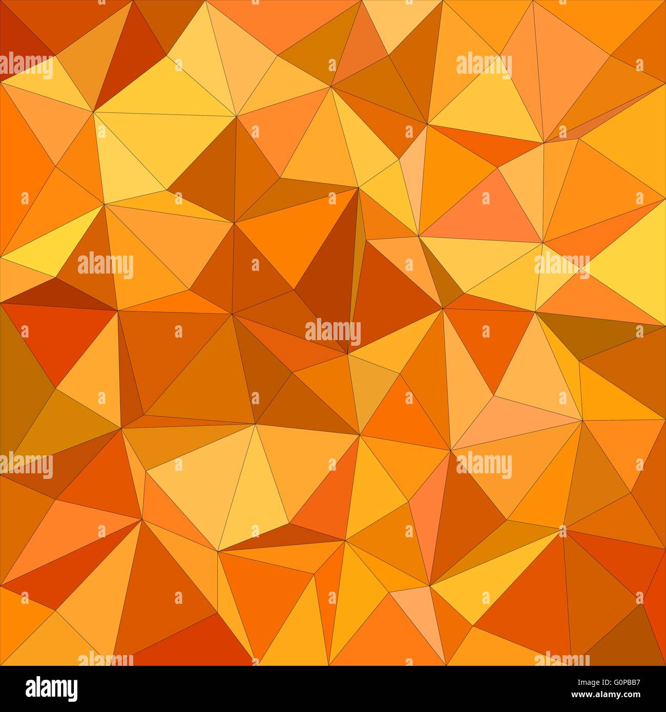 Orange irregular triangle mosaic background Stock Vector Image & Art ...