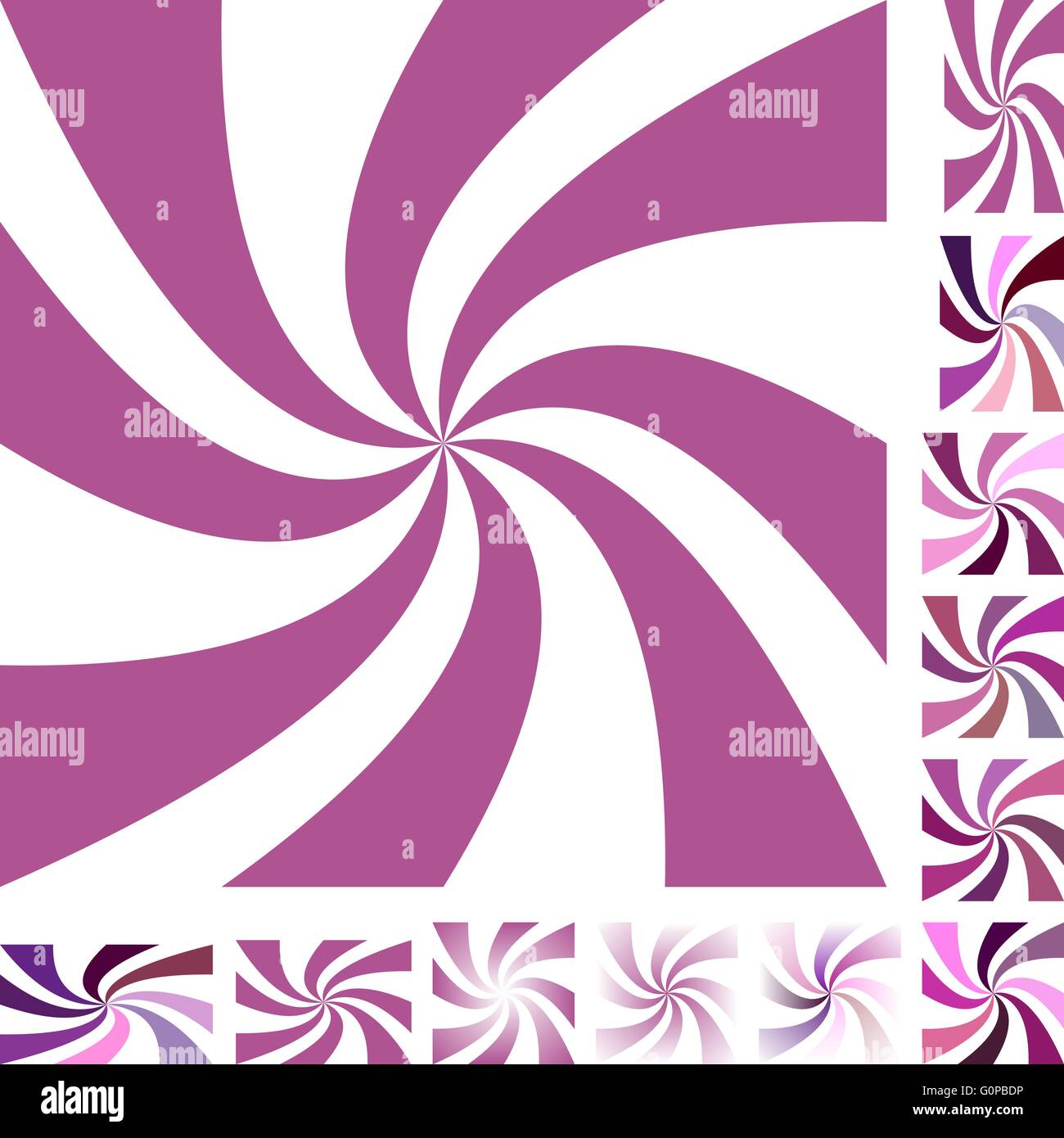 Mauve white spiral background set Stock Vector Image & Art - Alamy