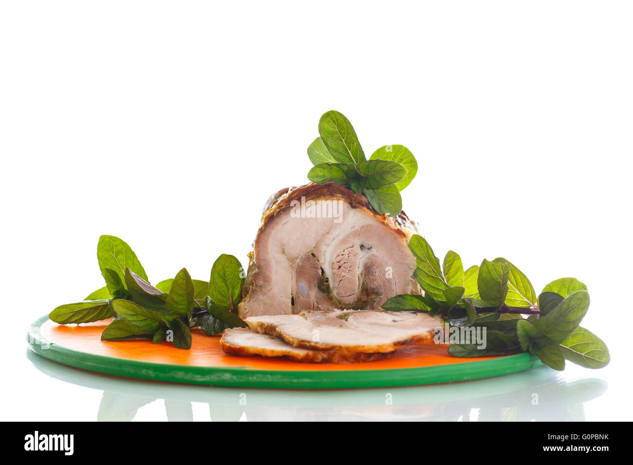 Baked cold boiled pork hi-res stock photography and images - Alamy