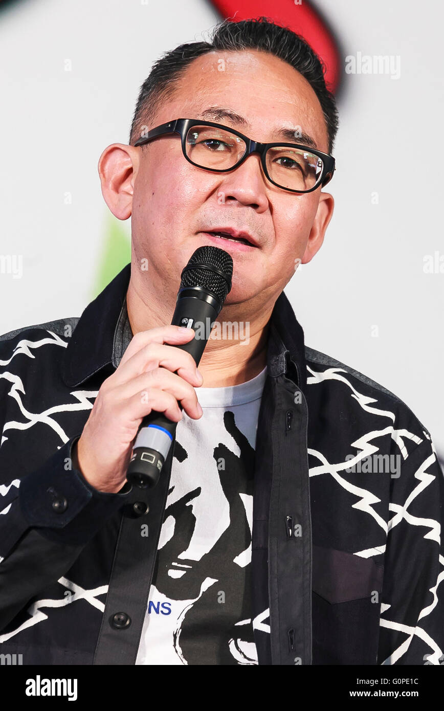 Tokyo, Japan. 3rd May, 2016. Japanese tarento and voice actor Shozo ...
